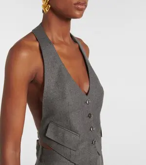 TOM FORD Wool Twill Vest