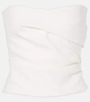 THE SEI Pleated Crêpe Top