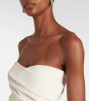 THE SEI Pleated Crêpe Top