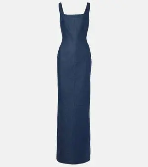 Jacquemus La Robe De-nîmes Spoglio Denim Dress