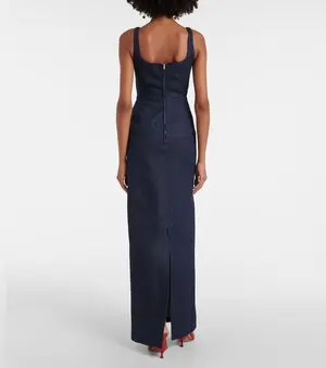 Jacquemus La Robe De-nîmes Spoglio Denim Dress