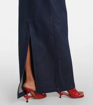 Jacquemus La Robe De-nîmes Spoglio Denim Dress
