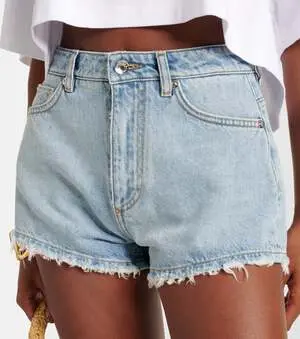 Dolce & Gabbana High-rise Denim Shorts - Blue