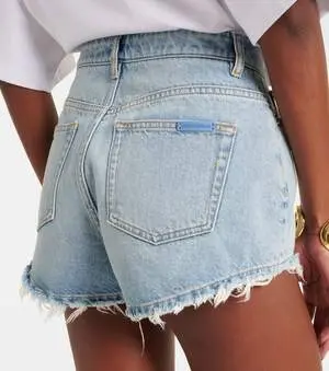 Dolce & Gabbana High-rise Denim Shorts - Blue
