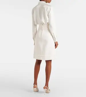 Dolce & Gabbana High-rise Tweed Midi Skirt