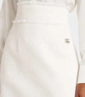 Dolce & Gabbana High-rise Tweed Midi Skirt