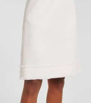 Dolce & Gabbana High-rise Tweed Midi Skirt