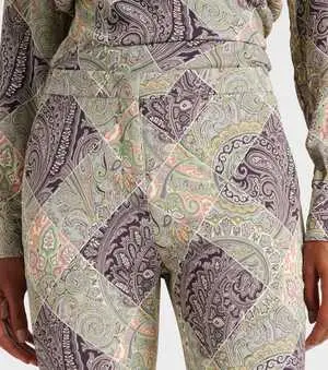 Etro Paisley Flared Trousers - Multicoloured