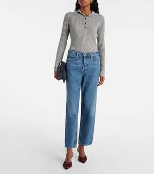 FRAME The Slouchy Straight Leg Jeans
