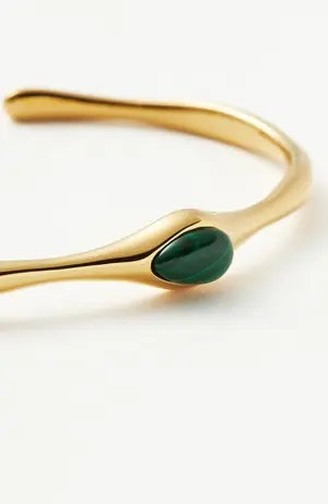 MISSOMA Malachite Cuff Bracelet