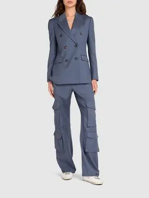 GOLDEN GOOSE Journey Wool Cargo Pants