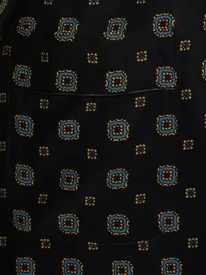 Moschino Printed Silk Satin Shirt