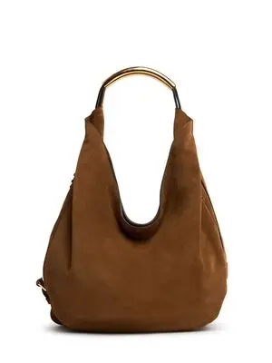 Moschino MOSCHINO Suede Tote Bag - Brown