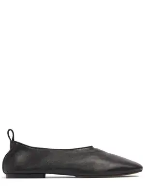 Soeur SOEUR 10mm Bala Leather Ballerina Flats - Black