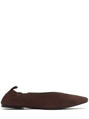 A.emery 10mm Brie Suede Ballerina Flats