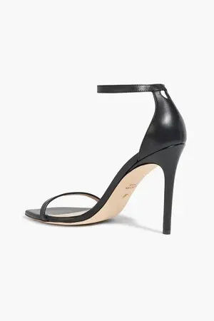 STUART WEITZMAN Leather Sandals - Black
