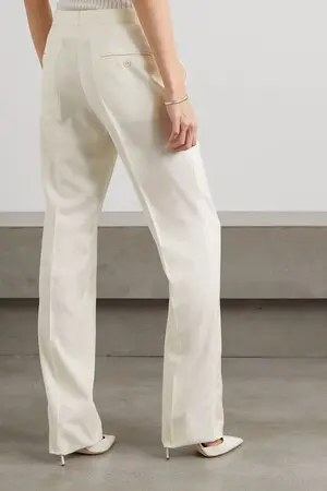Brioni Barathea Wool Straight-leg Pants