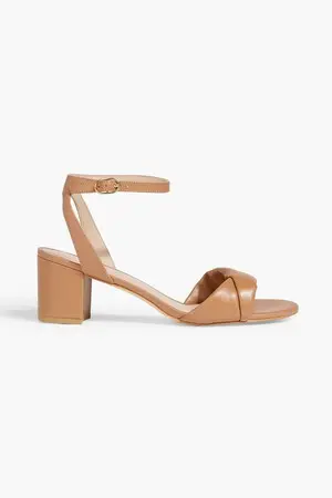 Women's Leather Block Heel Sandals