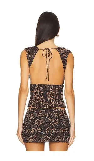 Lioness Uno Tie Top - Brown