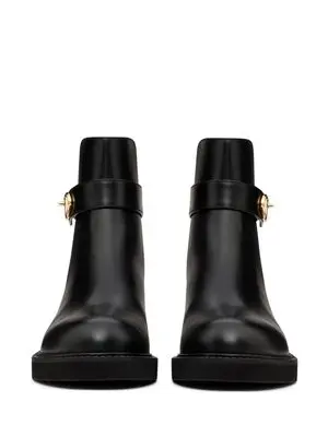 Valentino Garavani 40mm Vlogo Locker Ankle Boots
