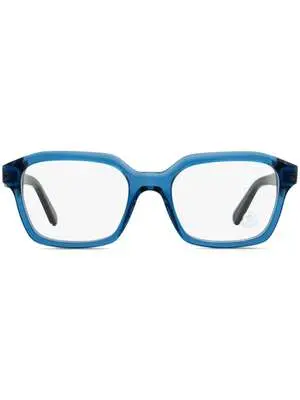 Moncler Rectangle-frame Glasses - Blue