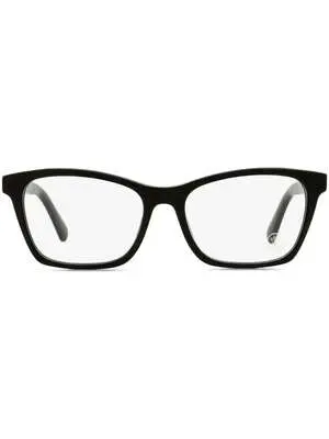 Moncler Logo-plaque Glasses - Black