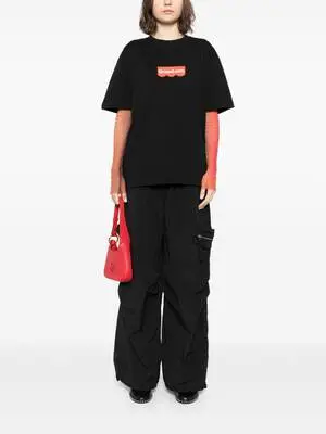 GROUND ZERO Logo-print T-shirt - Black