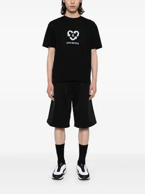 GROUND ZERO Slogan-print Cotton T-shirt - Black