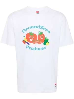 GROUND ZERO Graphic-print T-shirt - White