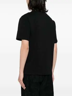 GROUND ZERO Graphic-print Cotton T-shirt - Black