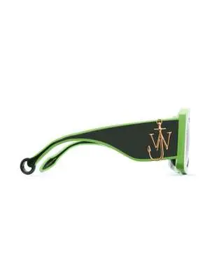 JW Anderson Bumper Sunglasses - Green