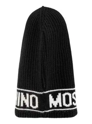 Moschino Logo-intarsia Knit Balaclava