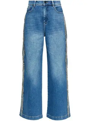 Munthe Crystal-embellished Flared Jeans
