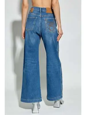 Munthe Crystal-embellished Flared Jeans