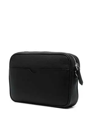 Fendi Embossed Leather Body Bag - Black