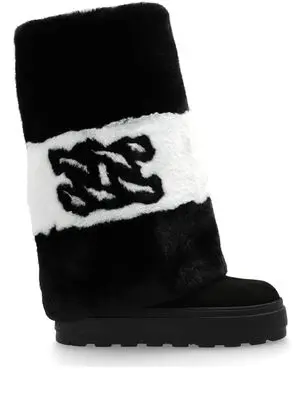 Casadei Logo-embroidered Boots