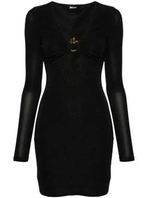 Just Cavalli Snake-detail Mini Dress