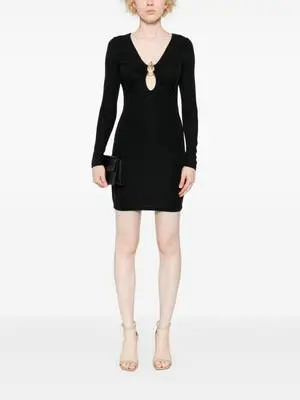 Just Cavalli Snake-detail Mini Dress