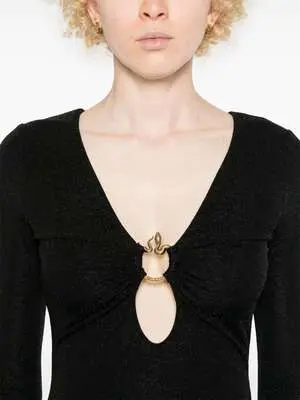 Just Cavalli Snake-detail Mini Dress
