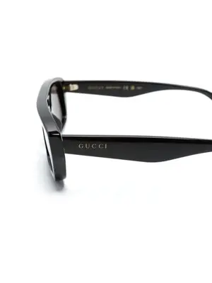 Gucci Rectangle-frame Tinted Sunglasses