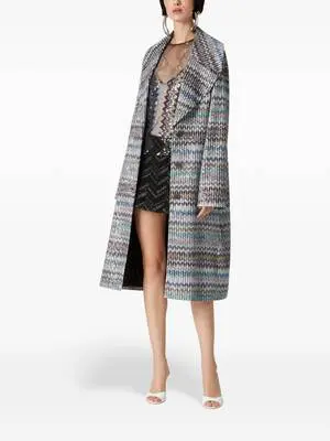 Missoni Zigzag Woven Mid-length Coat
