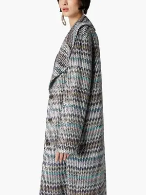 Missoni Zigzag Woven Mid-length Coat