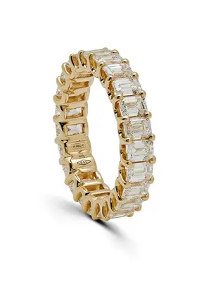 JEWELS AFICIONADO 18kt Yellow Diamond Eternity Ring - Gold