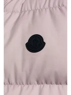 Moncler Fedare Logo-patch Down Gilet - Pink