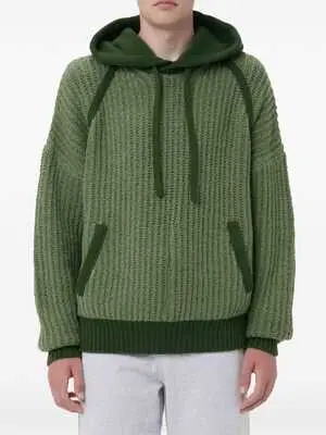 JW Anderson Ribbed-knit Hoodie