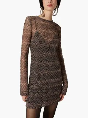 Missoni Lamé-effect Mini Dress