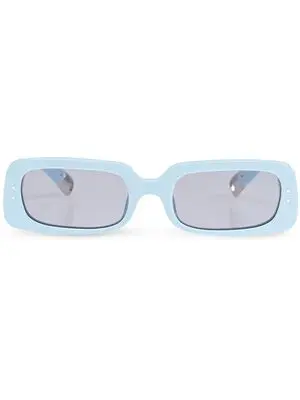 Jacquemus Azzuro Rectangle Sunglasses - Blue