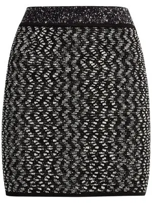 MISSONI Missoni Zigzag Lamé Mini Skirt