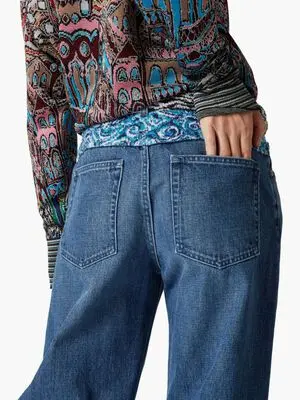 Missoni Knitted-panel Jeans