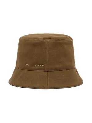 Marni Logo-embroidered Bucket Hat - Brown
